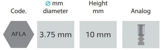 Analog for Locator Attachment – 10 Units Package – ERM Dental Implants