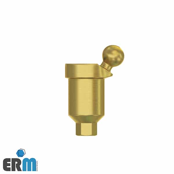 Angular Titanium Ball Attachment 30° Premium Set + 1 Sillicone Cap ...