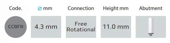 Chrome Cobalt Base FR - ERM Dental Implants